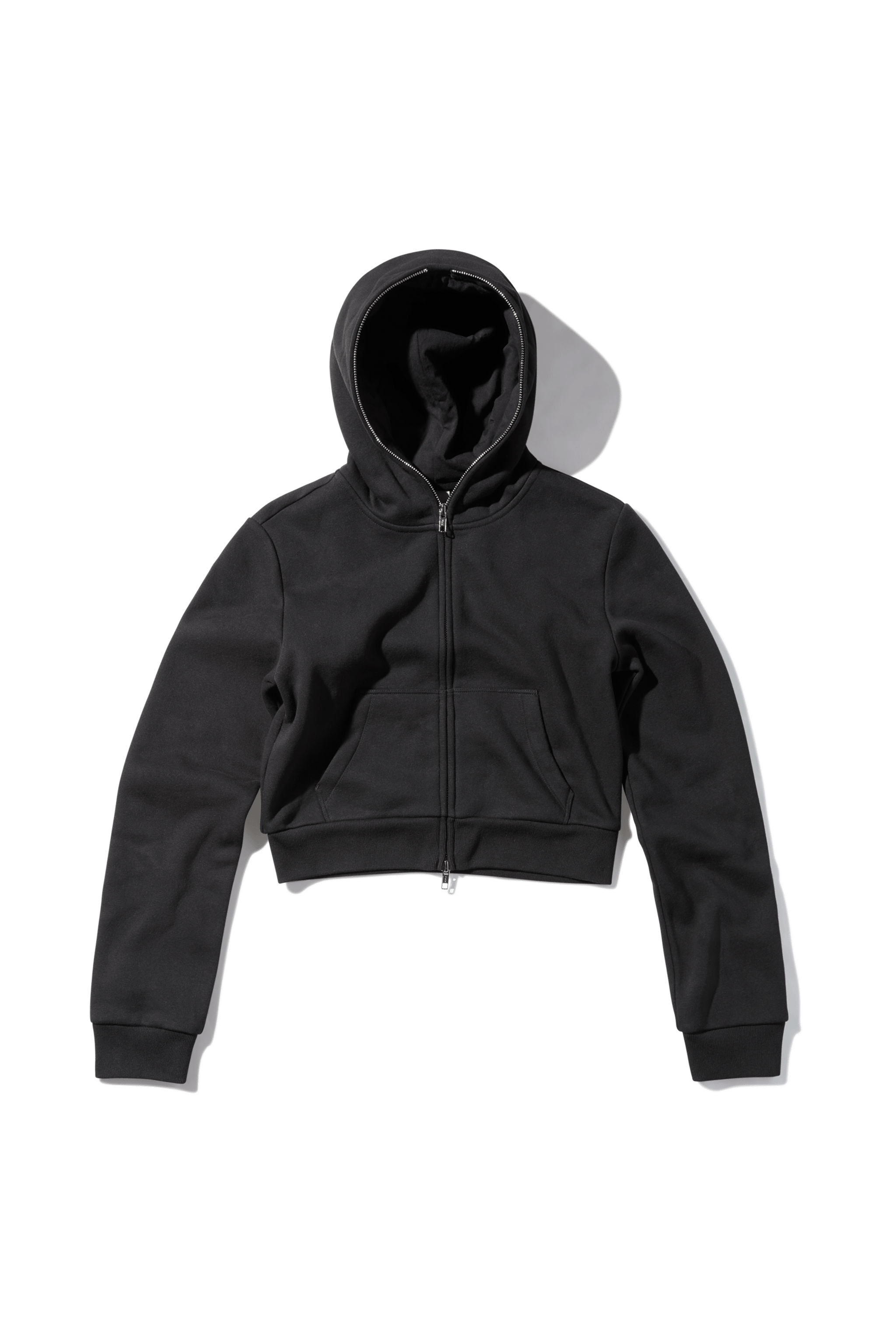 Cropped Full Zip Body Bag Hoodie – MADE